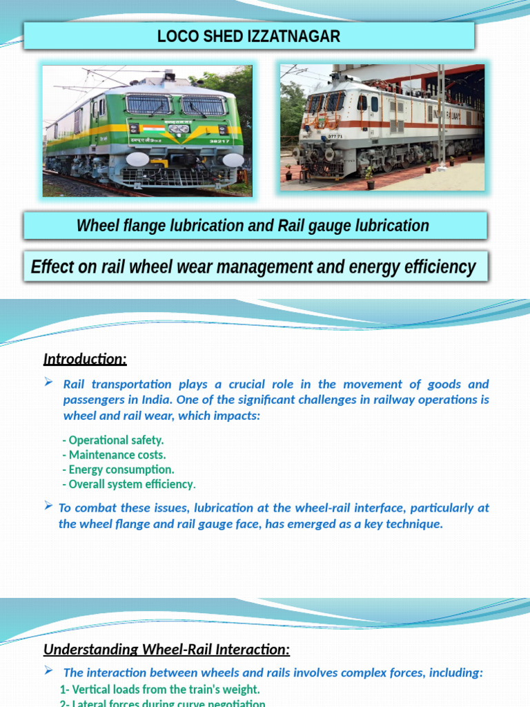 Wheel-Rail Lubrication Benefits | PDF