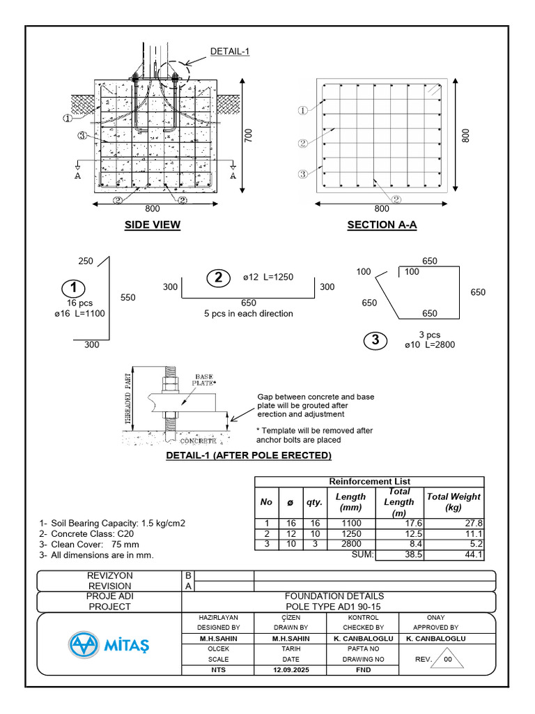 FND - AD1 90-15 - Anchorage Detail | PDF | Structural Engineering ...