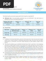Dhirubhai Ambani International School Fees Breakdown (DAIS/NMAJS) | PDF