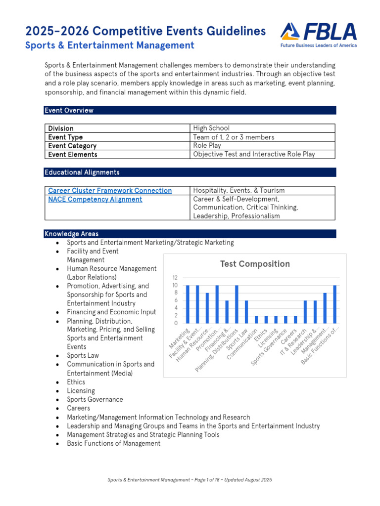25-26 Sports and Entertainment Management | PDF | Strategic Management ...