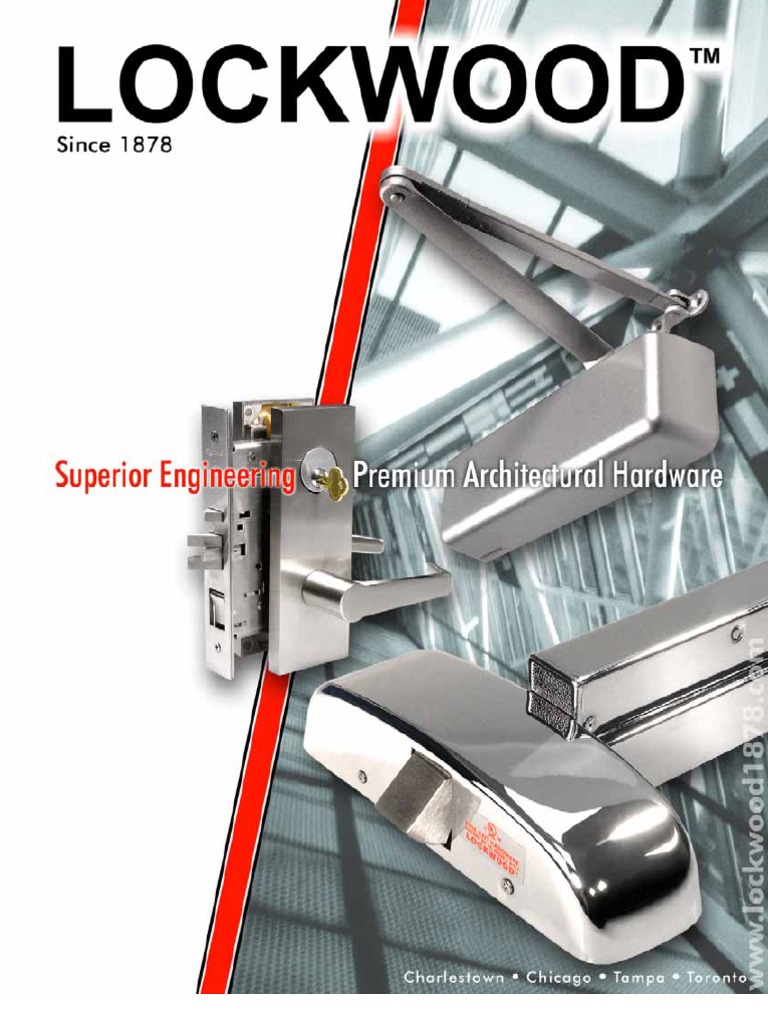Lockwood Brochure SQ | PDF | Door | Lock (Security Device)