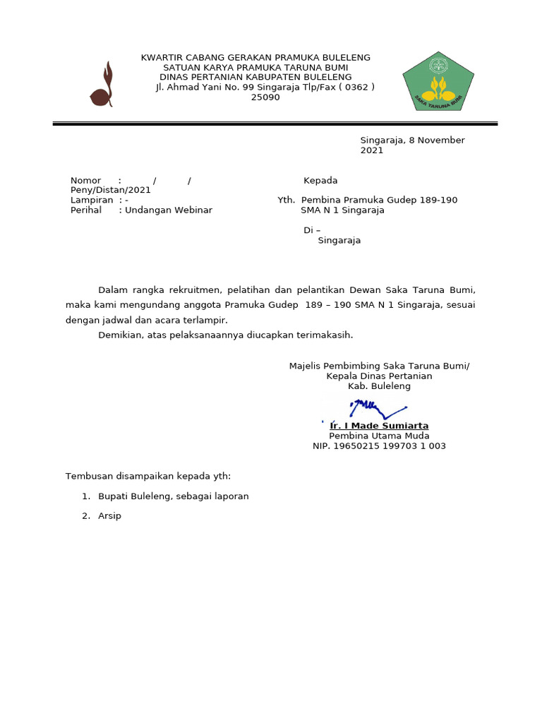 Kop Surat Pramuka | PDF