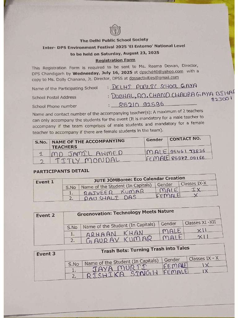 School Event Form (2) Removed | PDF