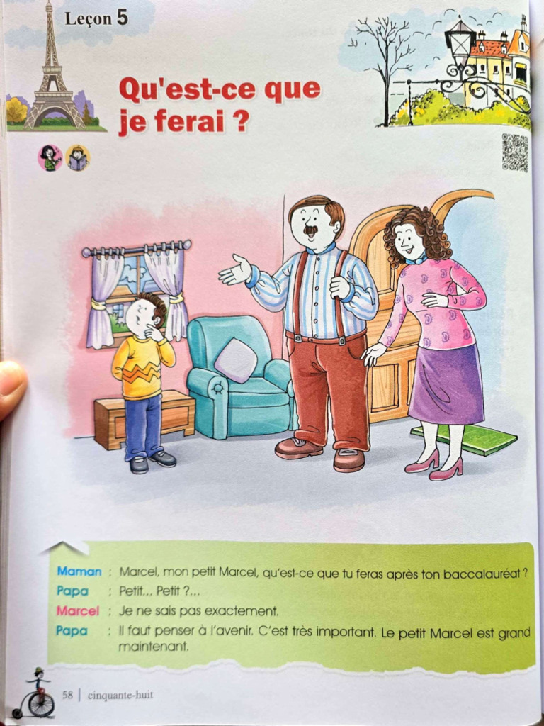 French Textbook - CHP 5 With Evaluation - Class 8 LMC | PDF
