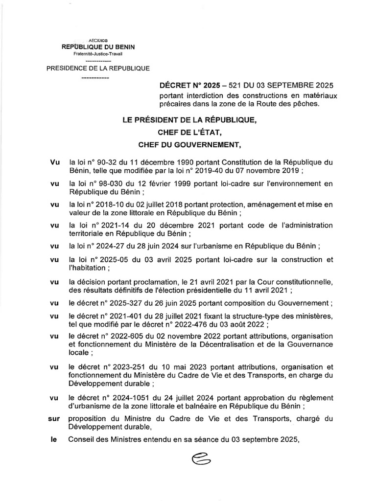 Decret 2025 521 | PDF