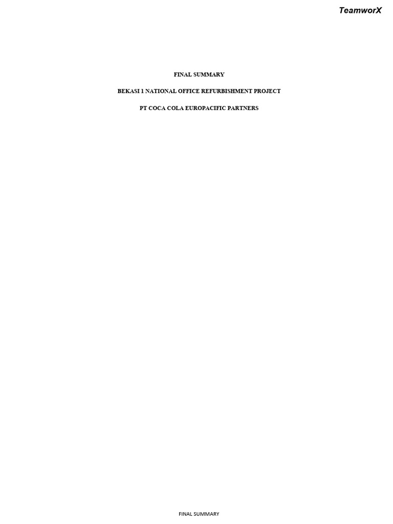 AWK-BOQ For CCEP Bekasi 1 NATIONAL OFFICE 04 JUNI | PDF | Wall | Paint