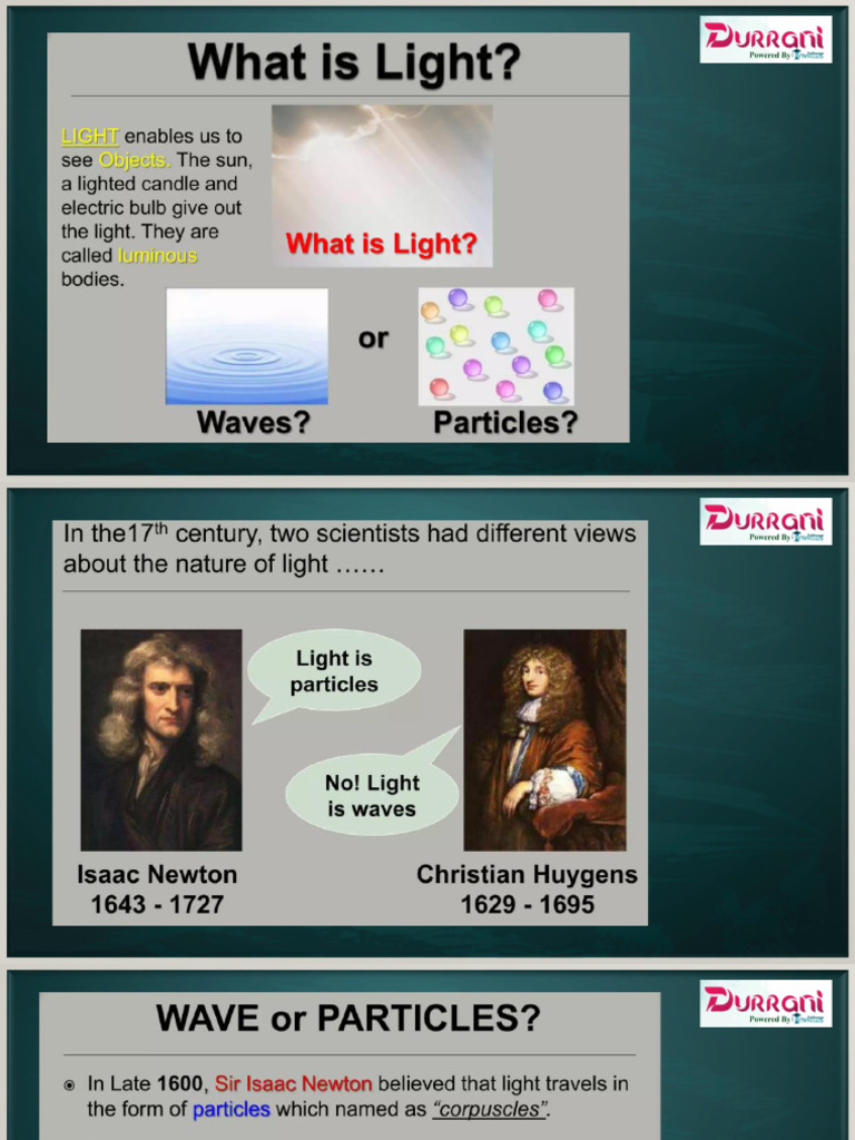 Introduction To Duality of Light | PDF