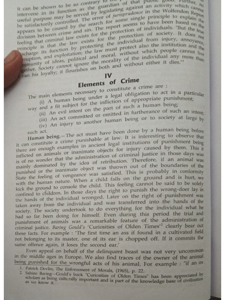 Criminal Law Unit 1 | PDF