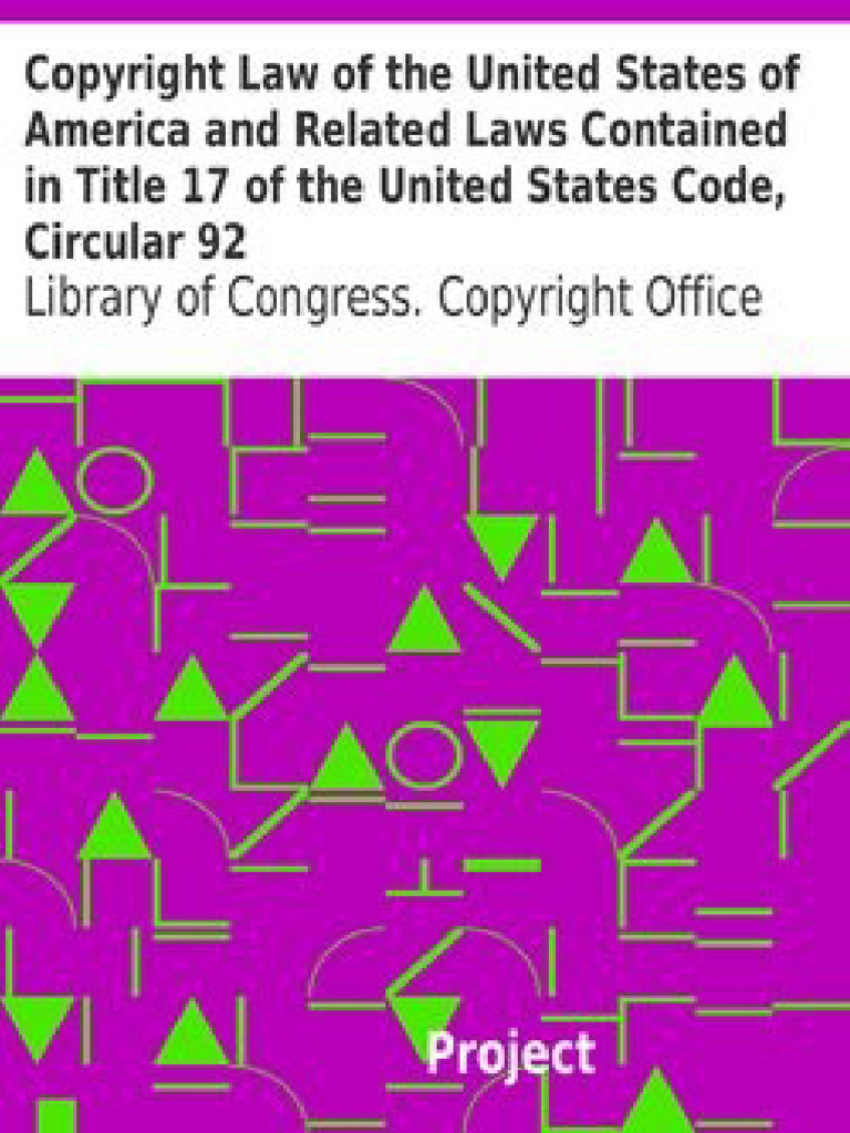 U.S. Copyright Law Overview | PDF | Copyright | Derivative Work