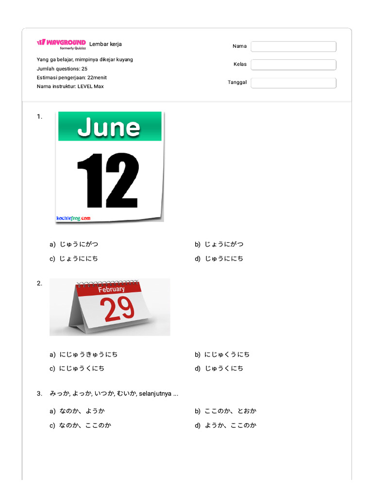 Worksheet - Wayground | PDF