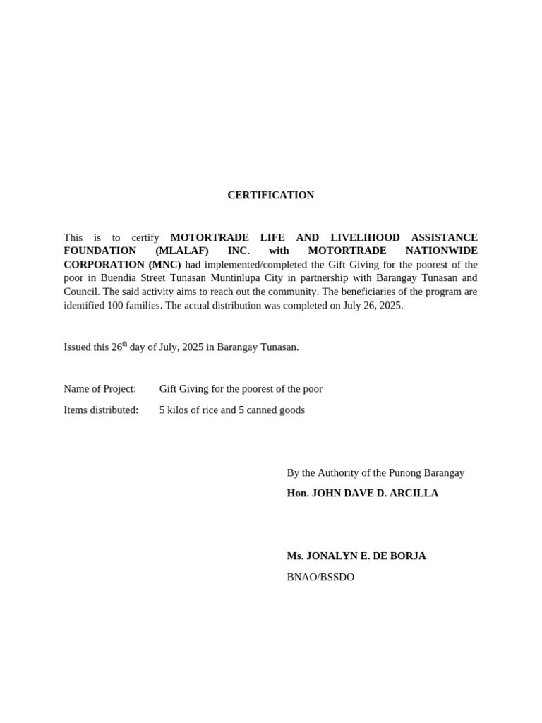Motor Trade Certification | PDF