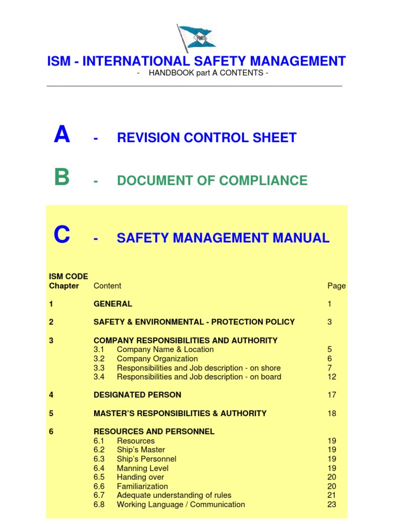 ISM Handbook 2009 | PDF | Safety | Ships