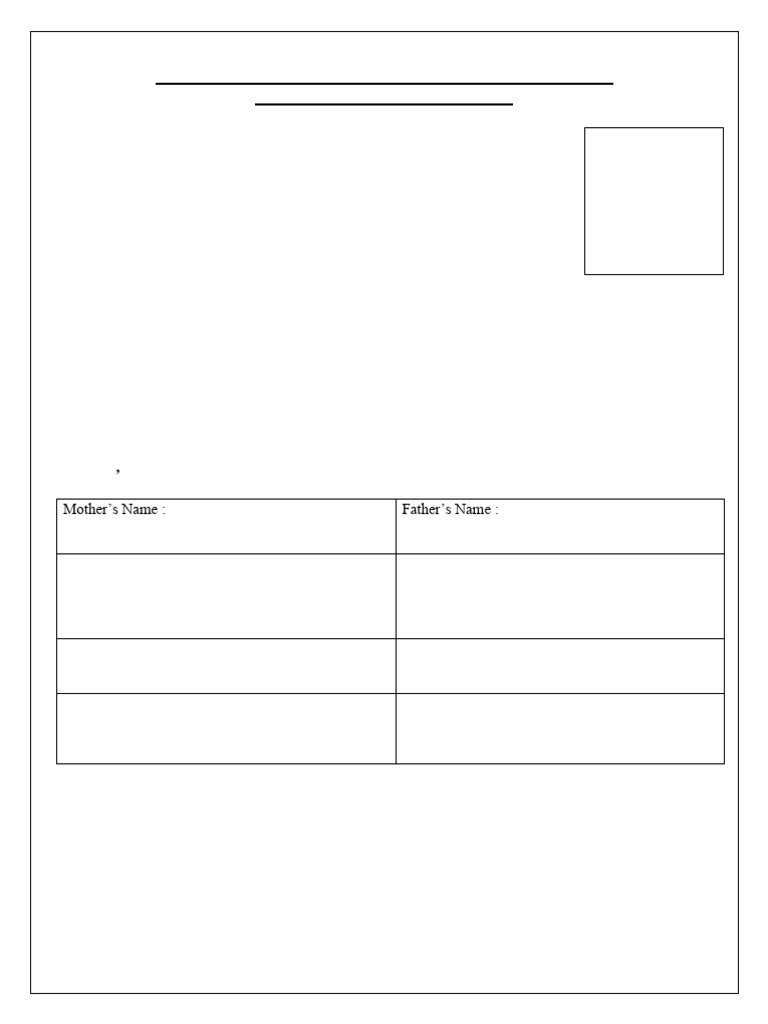 Junior College Exchange Program Form | PDF