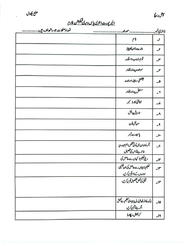 Airport Entry Pass | PDF