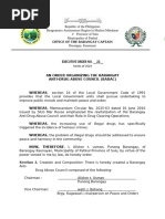 BADAC Reorganization Executive Order 2025 | PDF | Government | Justice