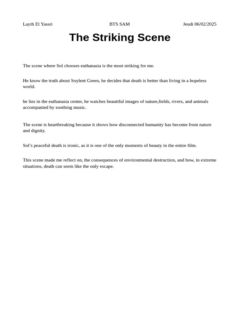 The Striking Scene | PDF