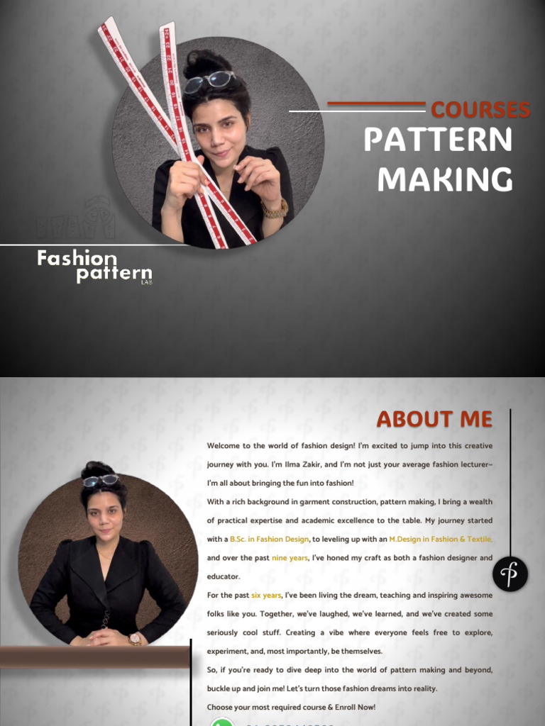 Pattern Making Courses by Ilma Zakir | PDF | Dress | Clothing
