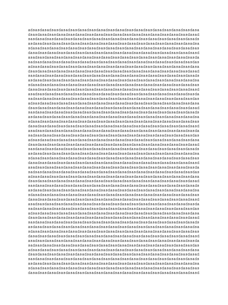 Asdasdasd | PDF