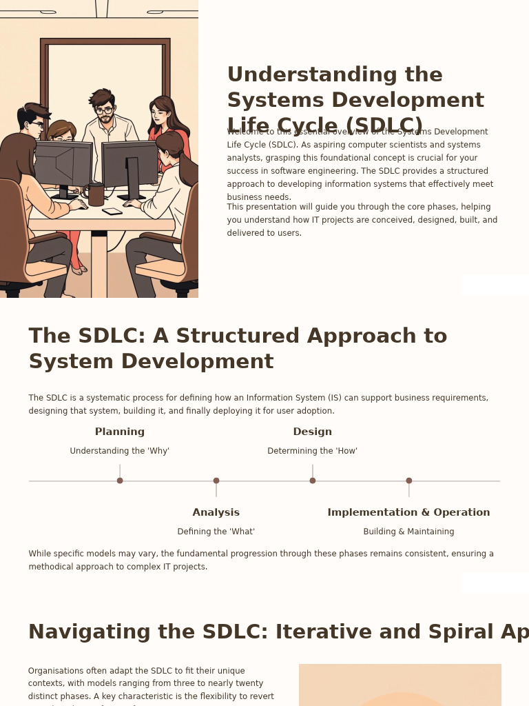 Systems Development Life Cycle SDLC (Main) | PDF | Software Development Process | Feasibility Study