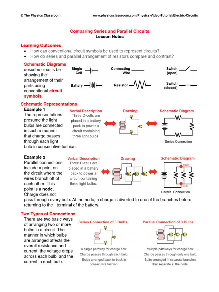 Parallel and Series Circuit | PDF