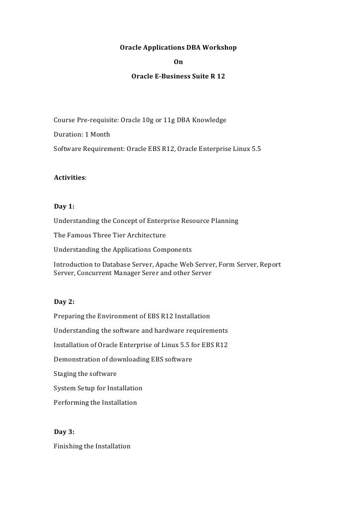 Oracle Applications Dba With Oracle E Pdf Oracle Database