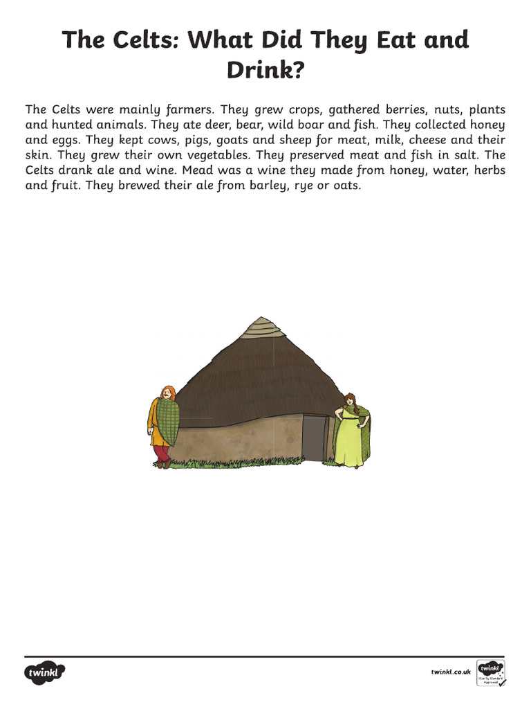 Topic What Did The Celts Eat and Drink | PDF
