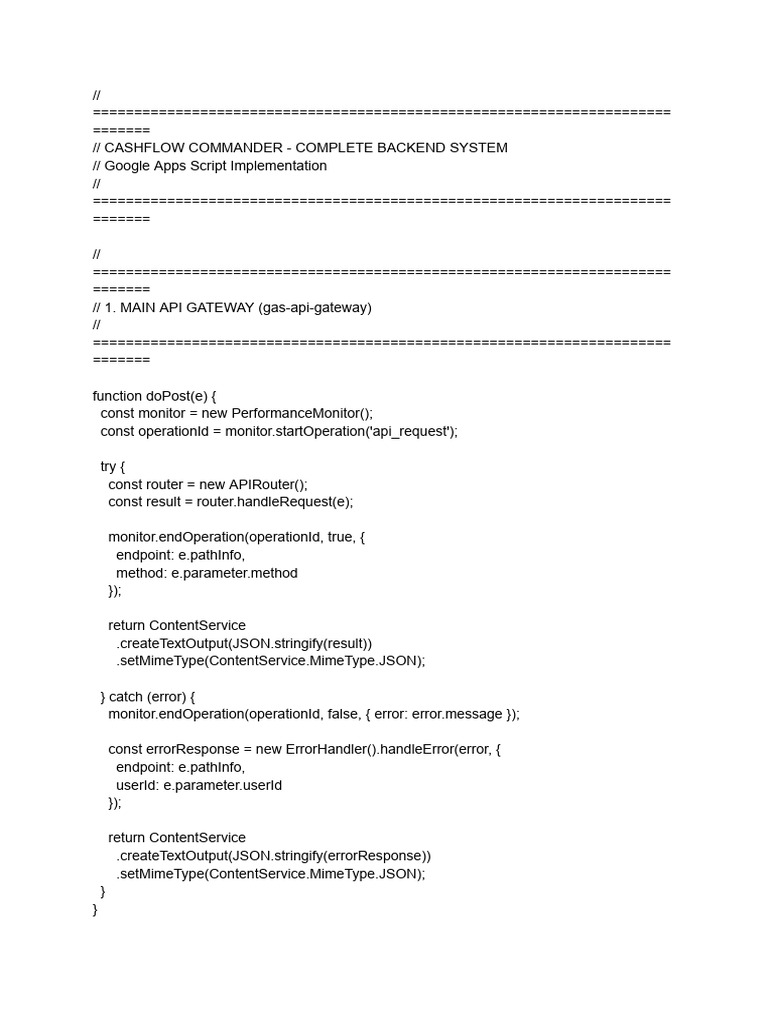 Cashflow Commander - Complete Backend System | PDF | Password | User (Computing)
