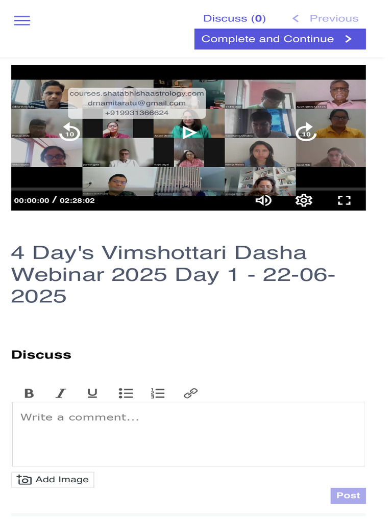Learn Vimshottari Dasha System - Timing of Events - Course | PDF