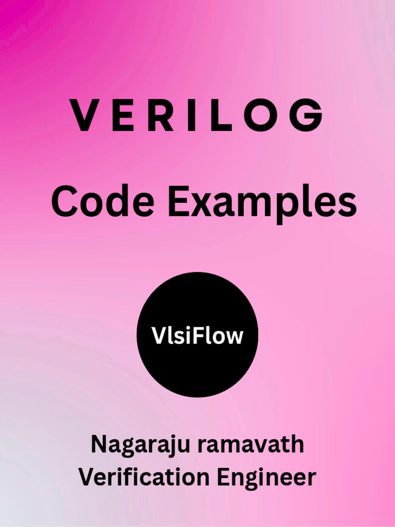 Verilog | PDF | Digital Technology | Electronics
