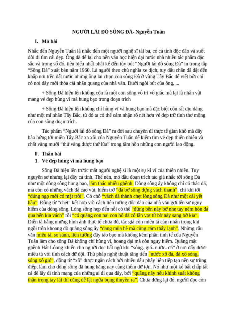 Nguoi Lai Do Song Da | PDF