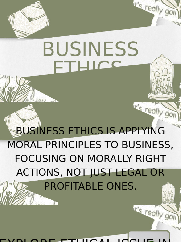 Business Ethics: A Comprehensive Guide | PDF | Business Ethics | Morality