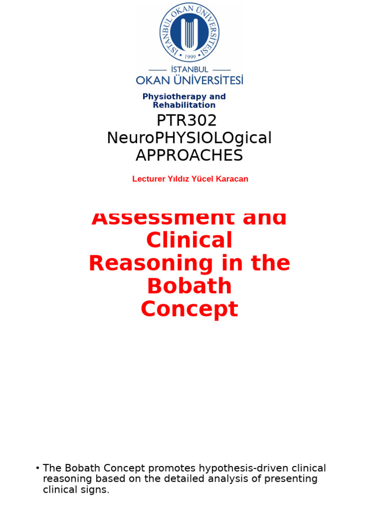 Assessment and Clinical Reasoning in Bobath Concept | PDF | Anatomical Terms Of Motion | Human Leg