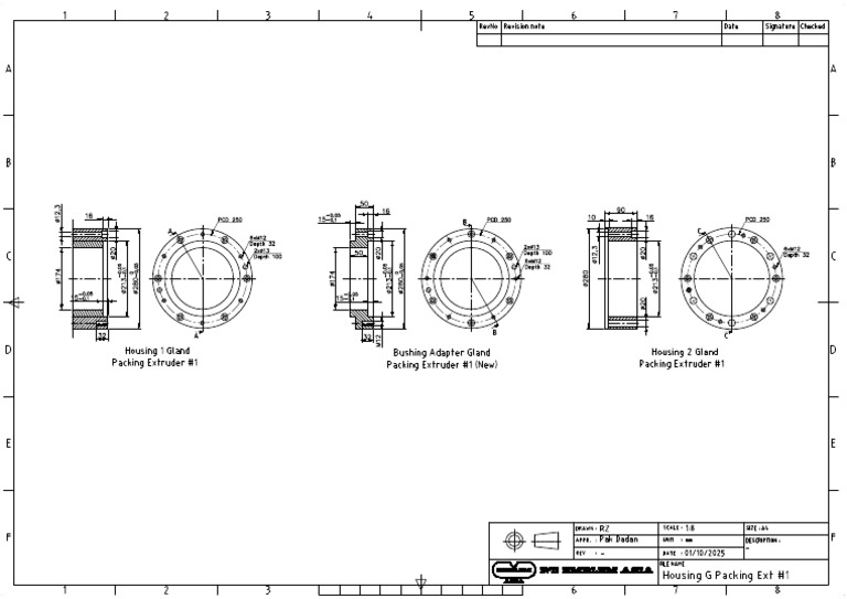 Housing Gland Packing Extruder Line 1 | PDF