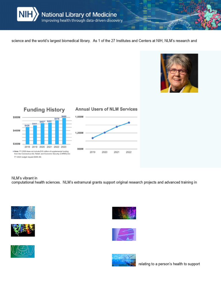 2024CJ NLM Fact Sheet | PDF | Health Informatics | Data