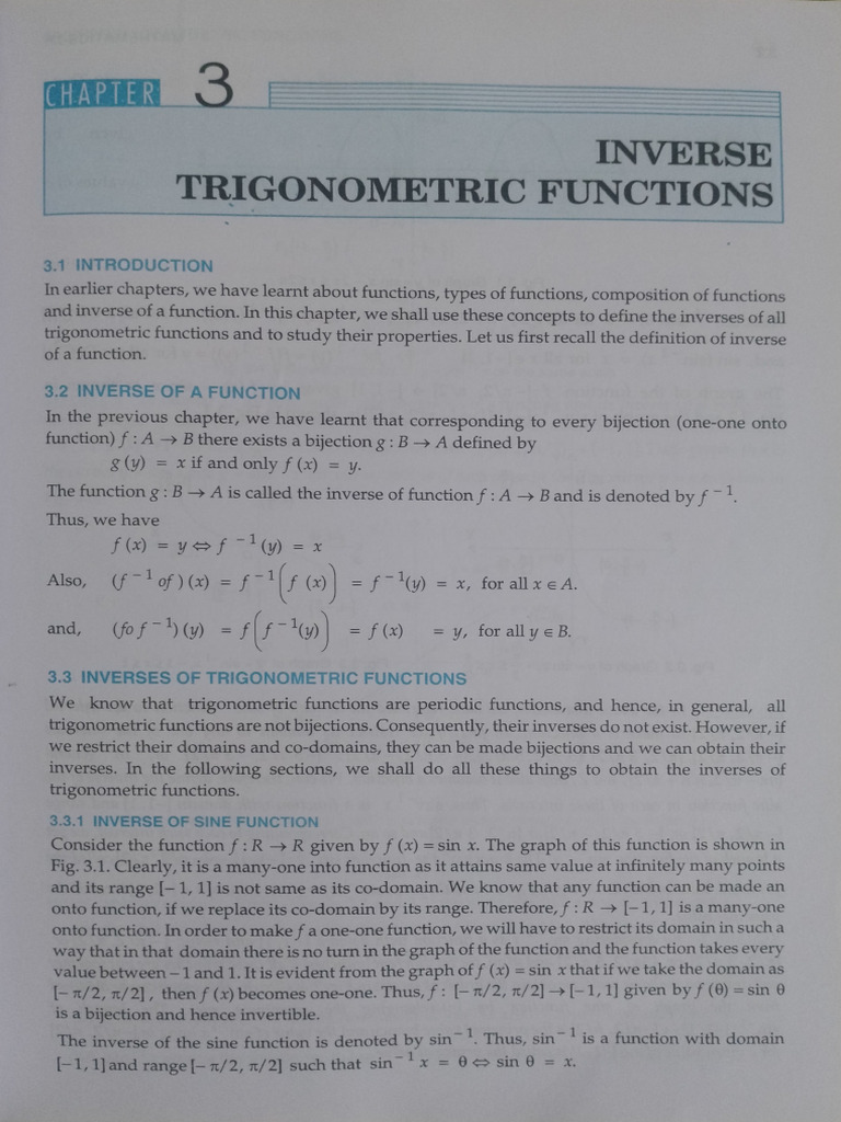 R.D. Sharma Inverse Trigonometry | PDF