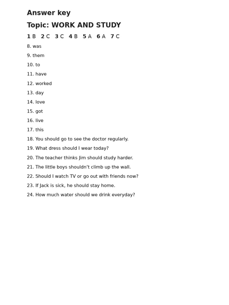 Answerkey IELTS Foundation Practice1 | PDF