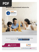 Max Life Smart Wealth Advantage Plan | PDF | Insurance | Accrual
