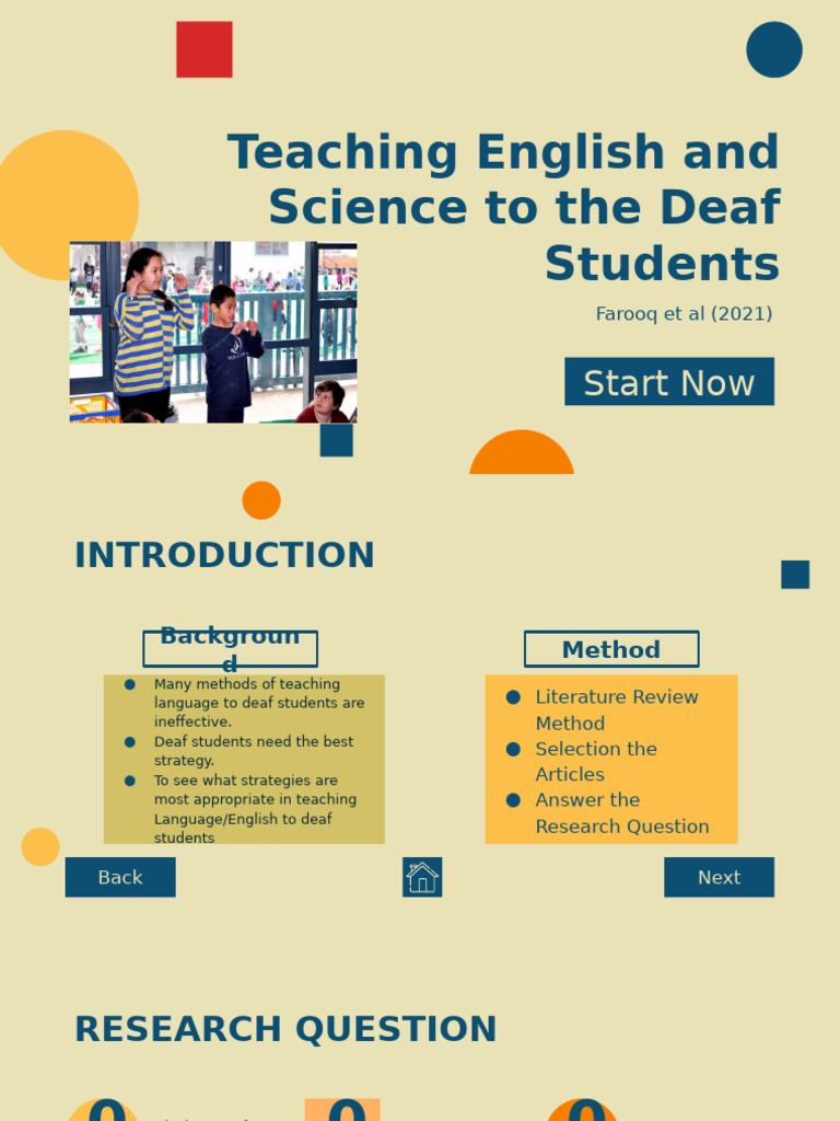 How To Teach Deaf Students | PDF | Cognition | Learning