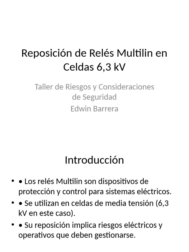 Reposición Segura de Relés Multilin | PDF