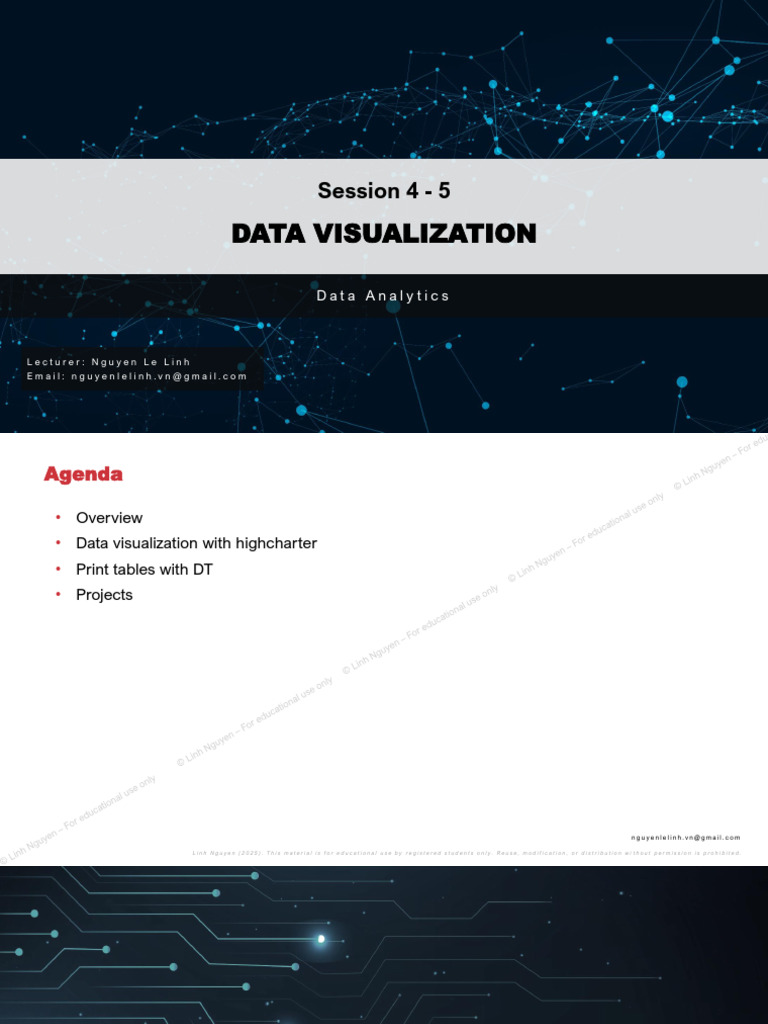 (Data Analytics) Session 4-5 - Data Visualization | PDF | Scatter Plot ...