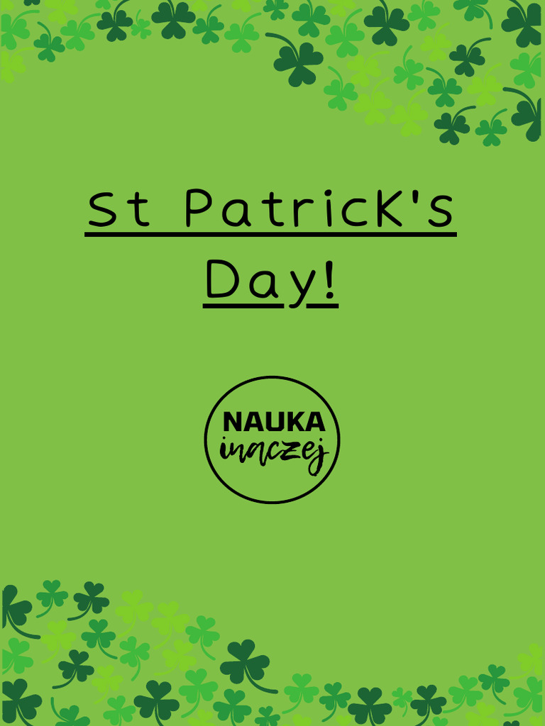 ST Patricks Day Game | PDF