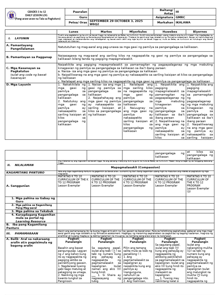 Oldformat GMRC3 WEEK6 | PDF