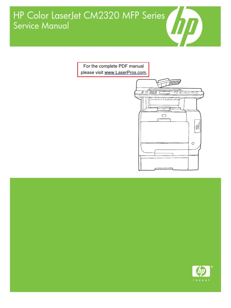 HP CLJ Cm2320 MFP Manual Toc | PDF | Image Scanner | Fax