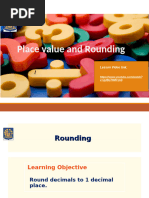 Decimals 1 Rounding Estimation | PDF | Rounding | Numbers