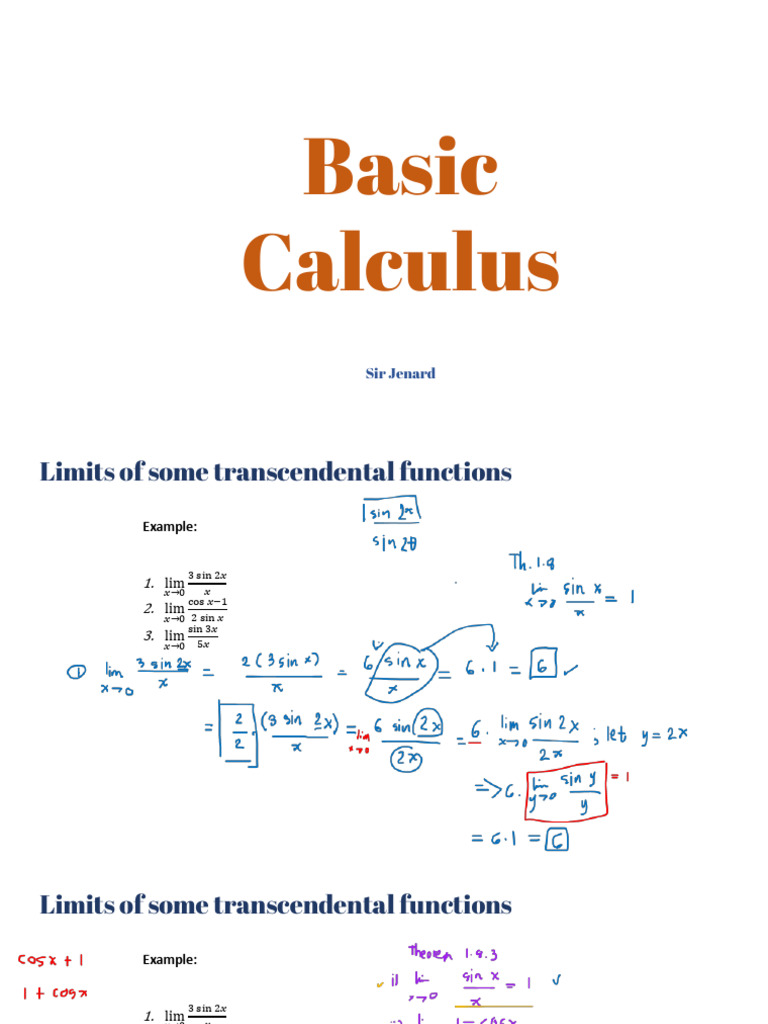 Limits and Tangent Lines in Calculus | PDF