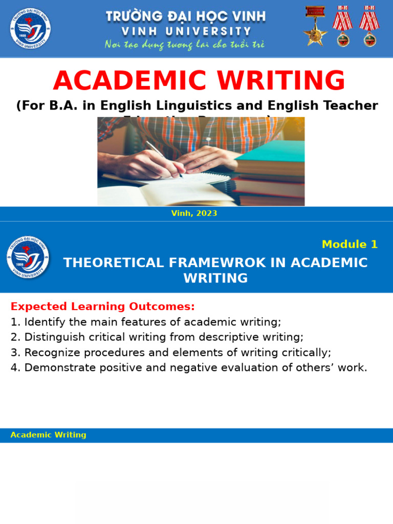 Academic Writing Framework Overview | PDF | Linguistics | Grammar