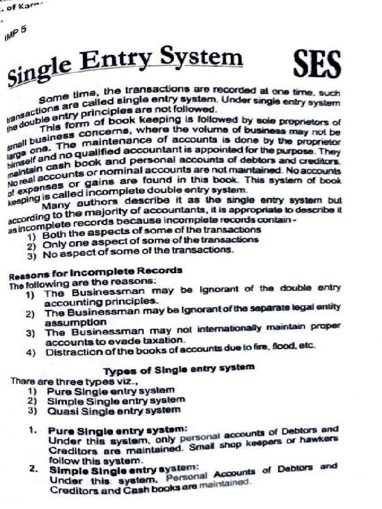 Single Entry To Double Entry Compressed Compressed 1 | PDF