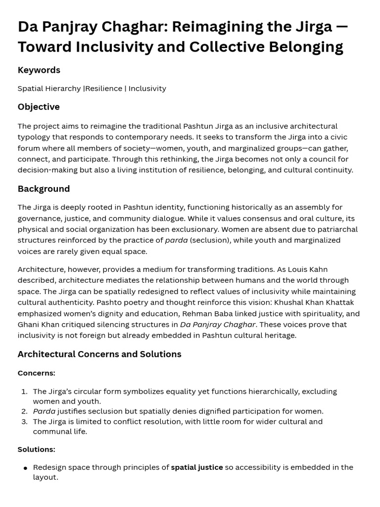 Spatial Hierarchy Resilience Inclusivity | PDF | Social Exclusion
