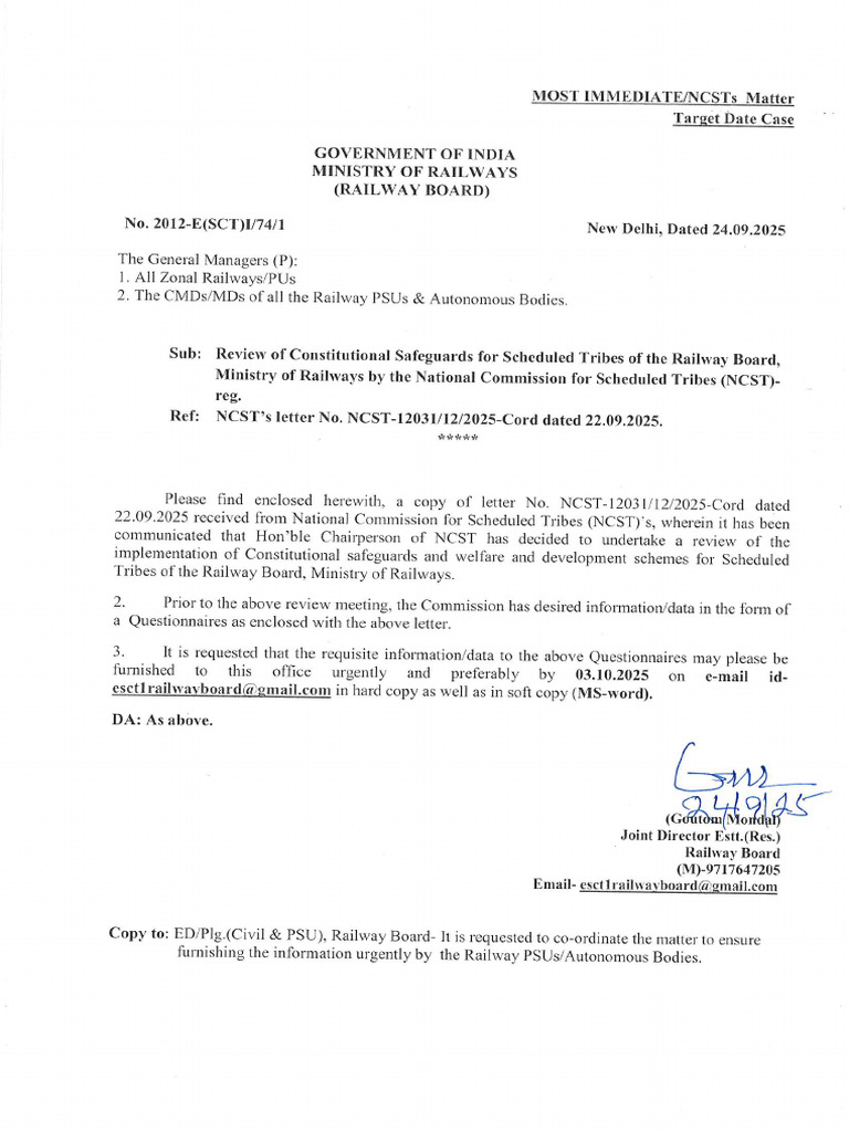 RB Letter Dt. 24.09.2025 | PDF