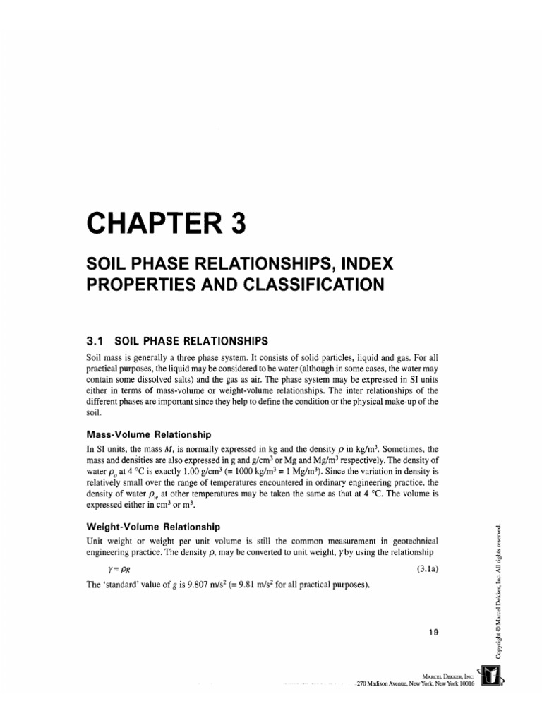 Soil Phase Relationships | PDF | Density | Kilogram